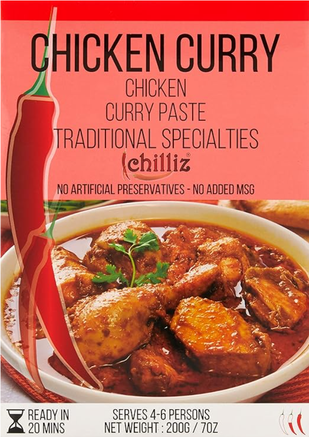 Chilliz Chicken Curry Paste 200g – 77 Mart
