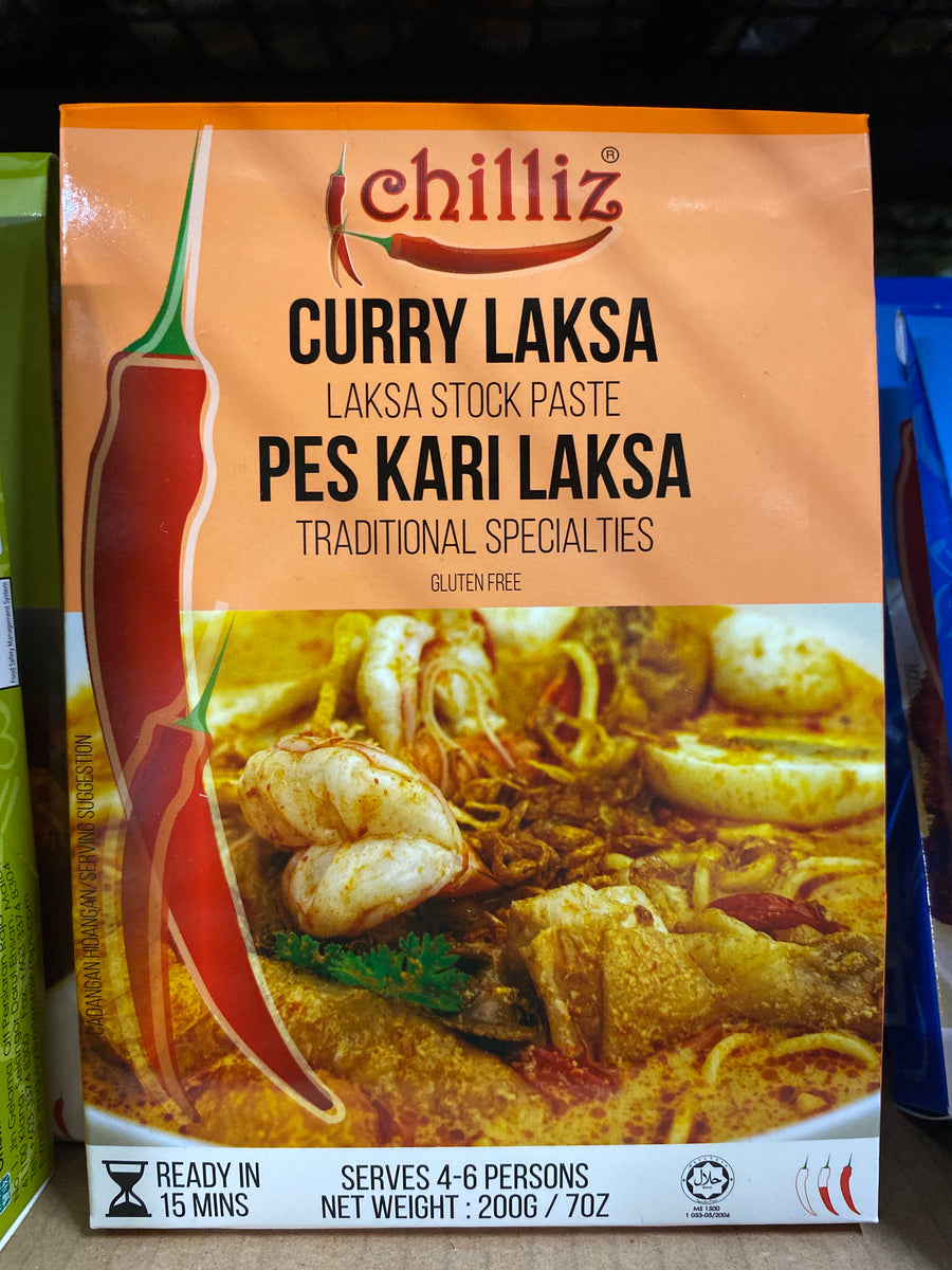 Chilliz Curry Laksa Paste 200g – 77 Mart